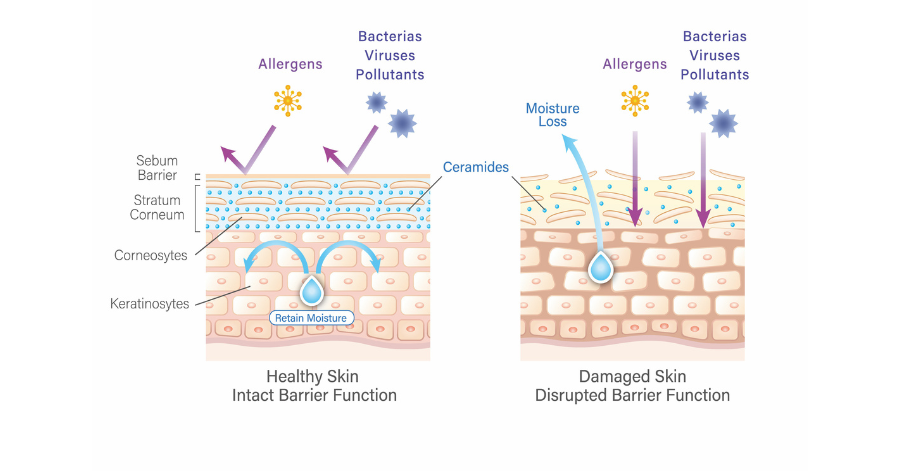 What is the Skin Barrier Function and How to Protect It - Metrin Skincare